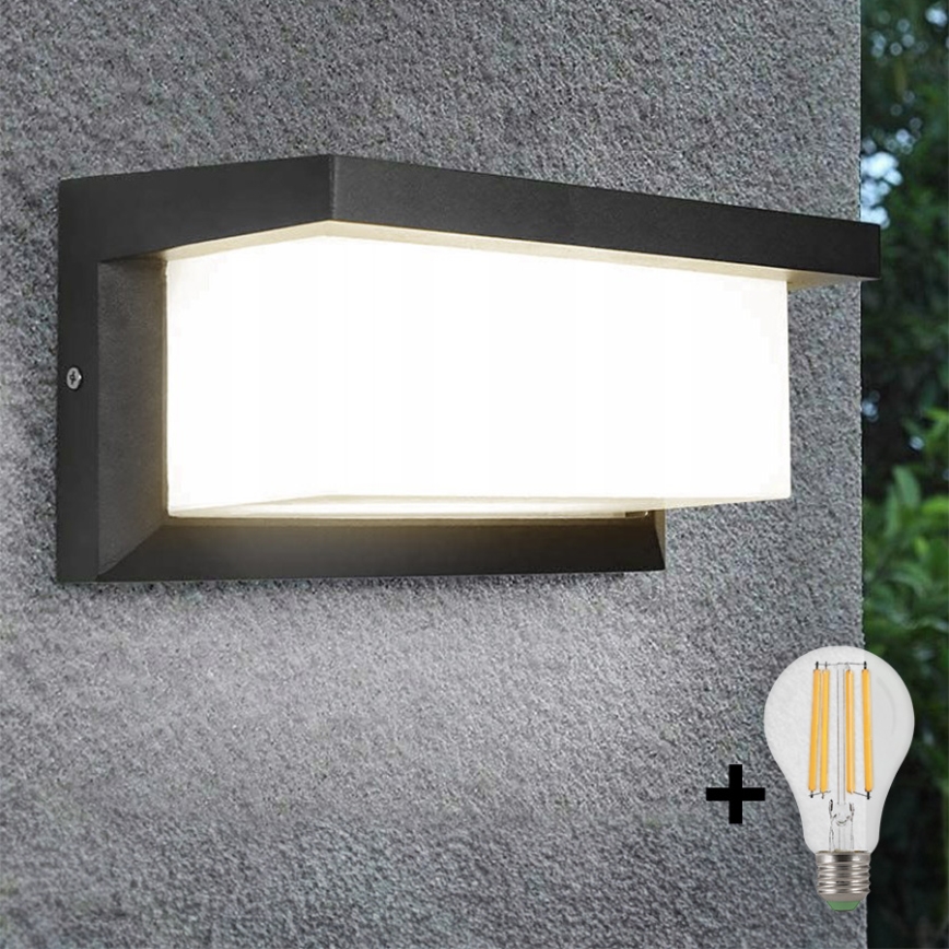 Επιτοίχιο φωτιστικό εξωτερικού χώρου LED NEELY 1xE27/10W/230V 4000K ...