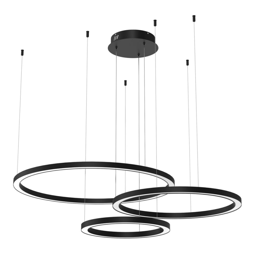 Κρεμαστό φωτιστικό οροφής LED GALAXIA LED/85W/230V μαύρο | Fotisti kosmos