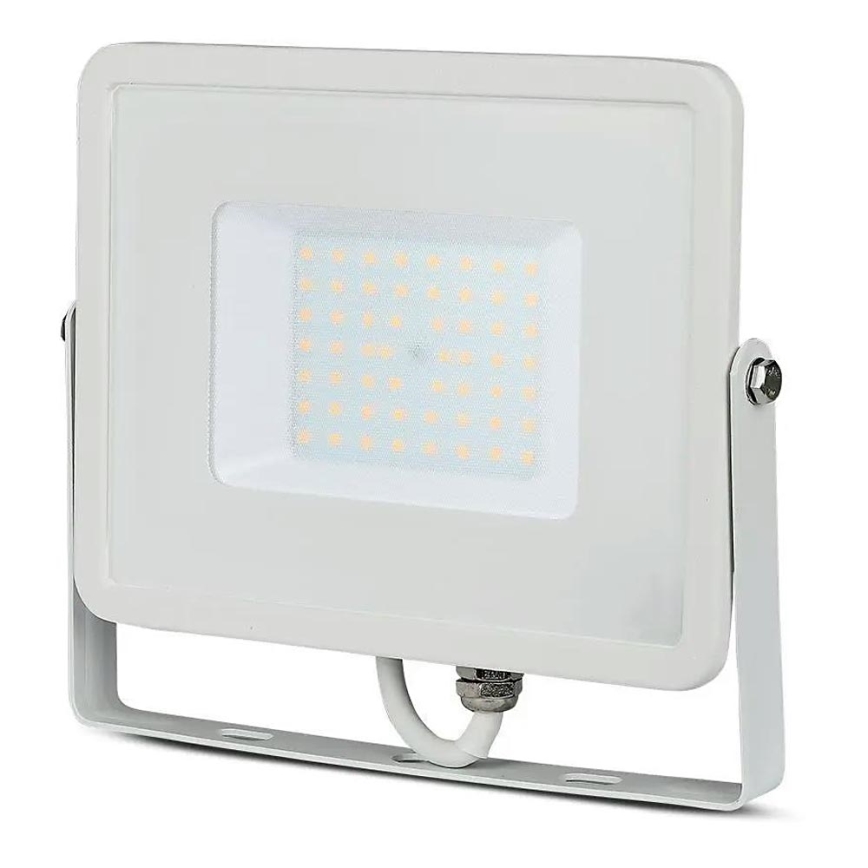 Προβολέας LED SAMSUNG CHIP LED/50W/230V 6500K IP65 λευκό | Fotisti kosmos