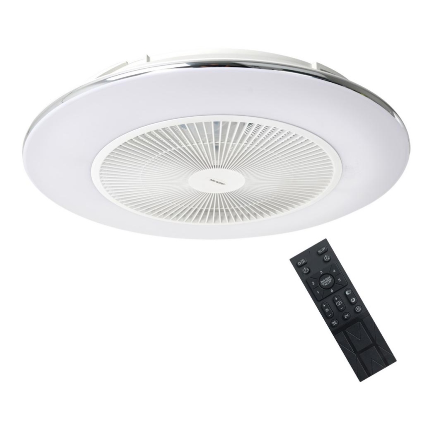Φωτιστικό οροφής LED Dimmable με ανεμιστήρα ARIA LED/38W/230V λευκό ...