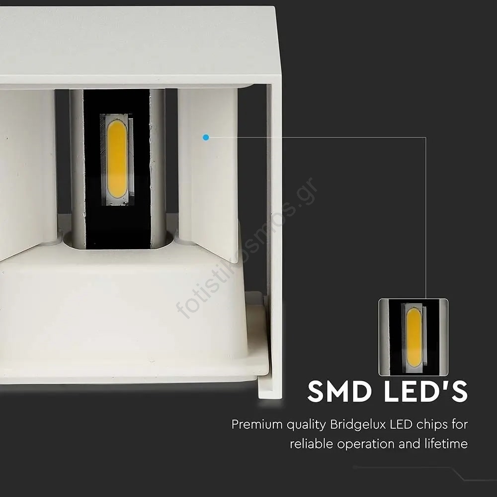 Φωτιστικό τοίχου LED Εξωτερικού χώρου LED/11W/230V 4000K IP65 λευκό ...