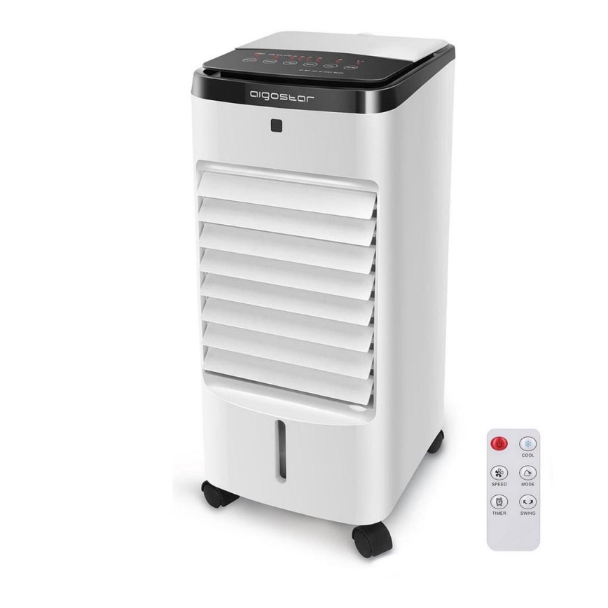 Aigostar - Φορητό κλιματιστικό air cooler 60W/230V λευκό/μαύρο ...
