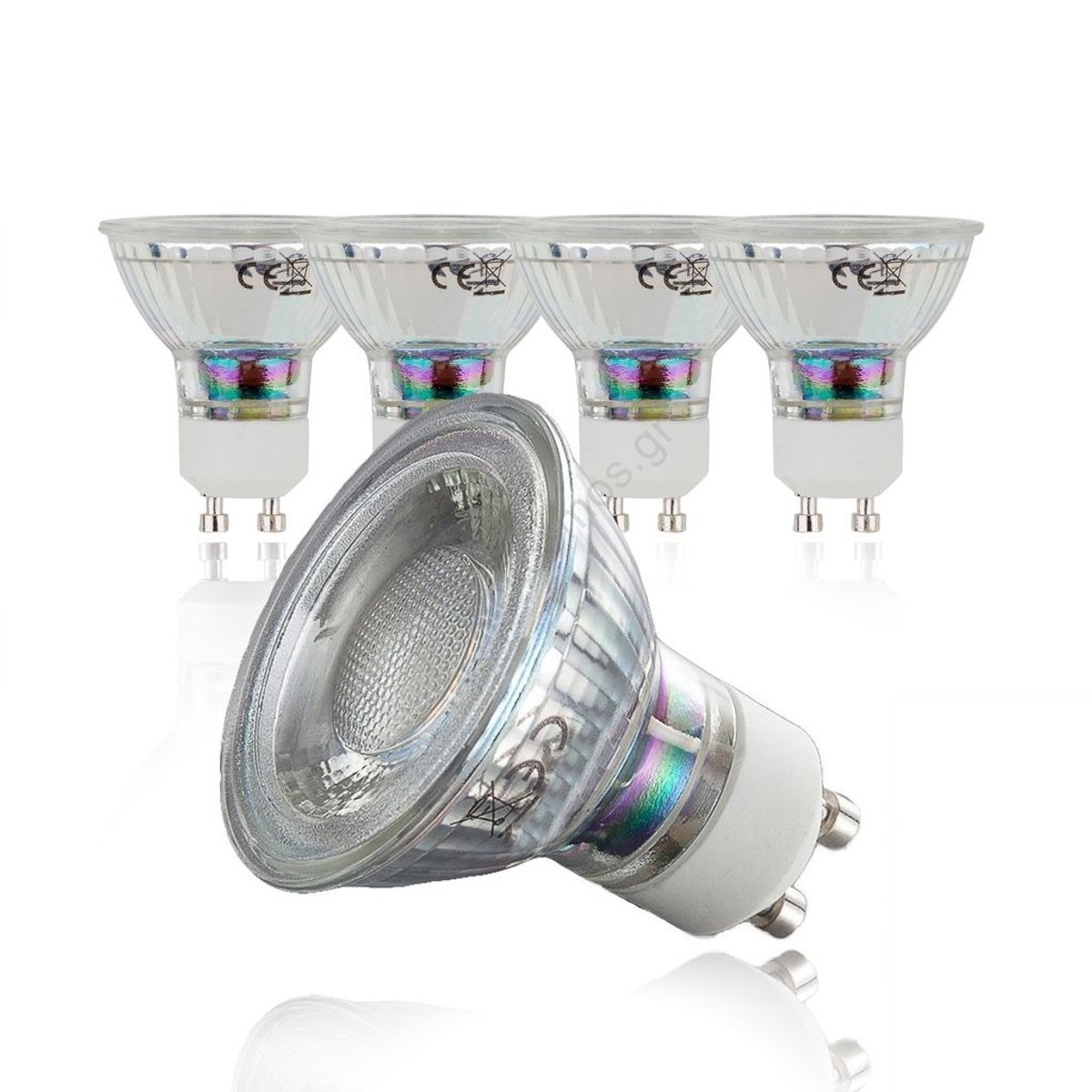 B.K.Licht - Σετ 5 τεμ. LED λαμπτήρες GU10/5W/230V 3000K | Fotisti kosmos