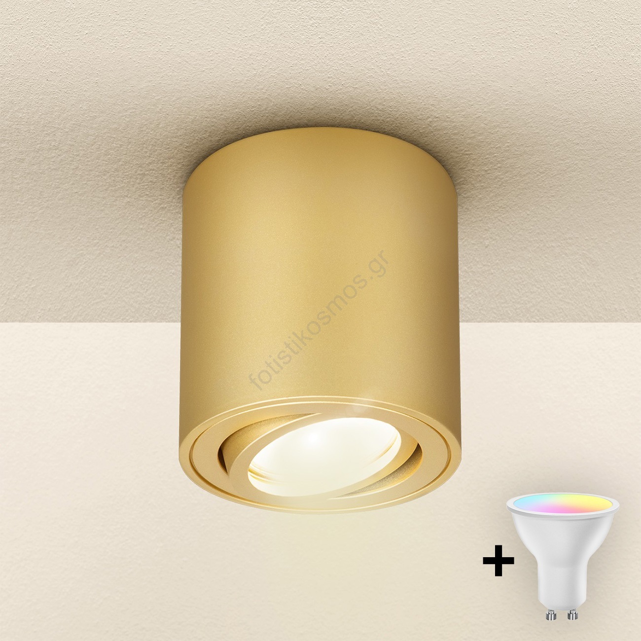 Brilagi - LED RGBW ρυθμιζόμενο σποτ MIA 1xGU10/30W/230V 84x80 mm χρυσό ...