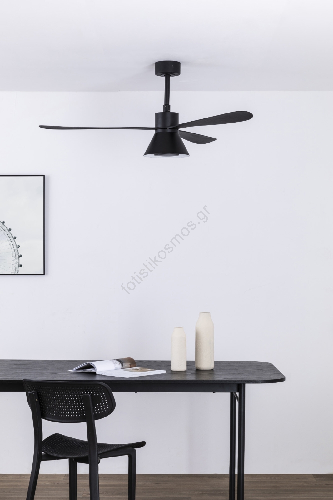 FARO 33761WT-23-LED Ρυθμιζόμενος ανεμιστήρας AMELIA L CONE LED/20W/230V ...