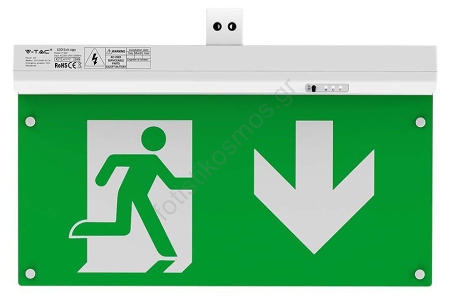 Φως έκτακτης ανάγκης LED EMERGENCY EXIT LED/2,5W/230V 4σε1 6000K ...