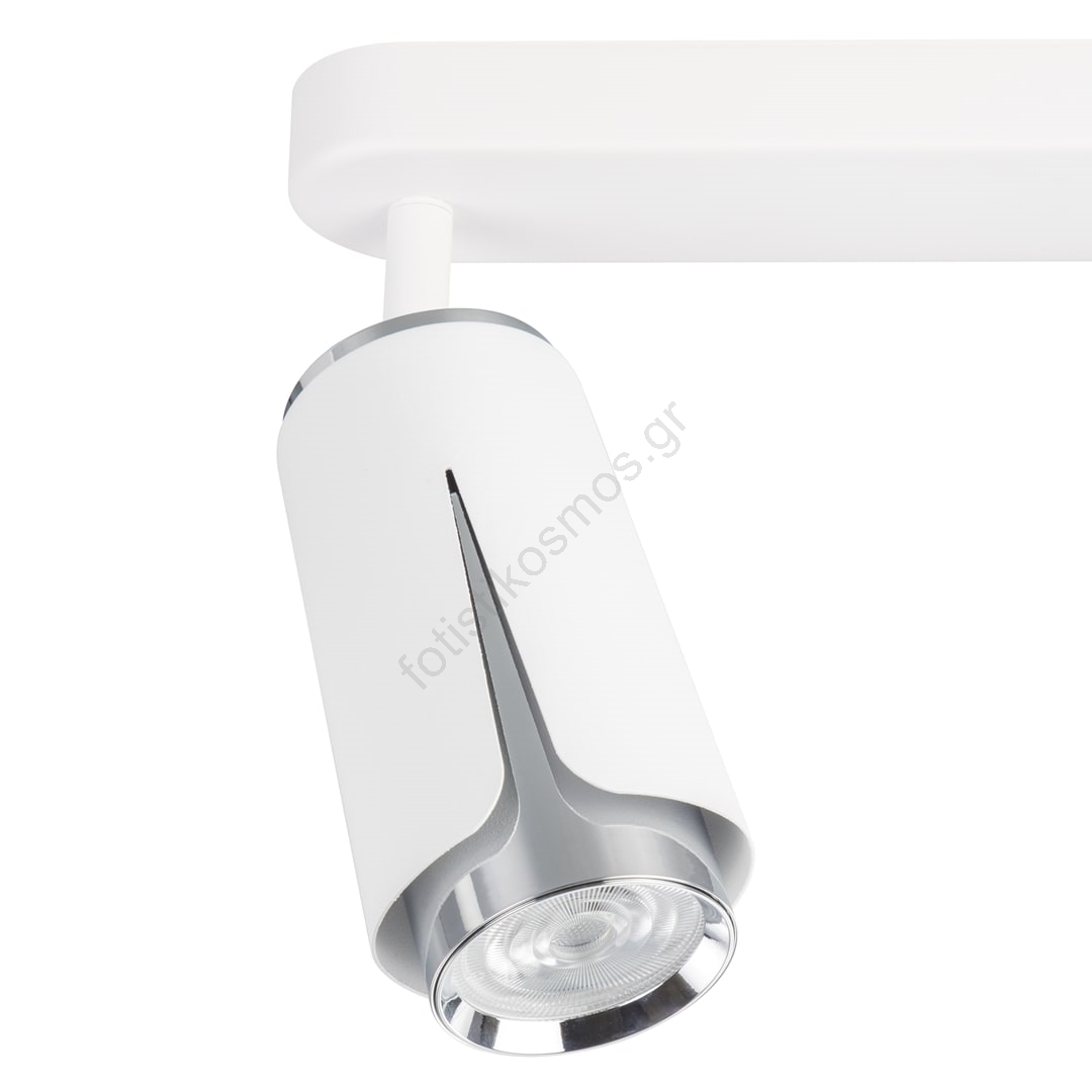 Φωτιστικό σποτ ΛΟΥΛΟΥΔΙΑ 3xGU10/8W/230V λευκό | Fotisti kosmos