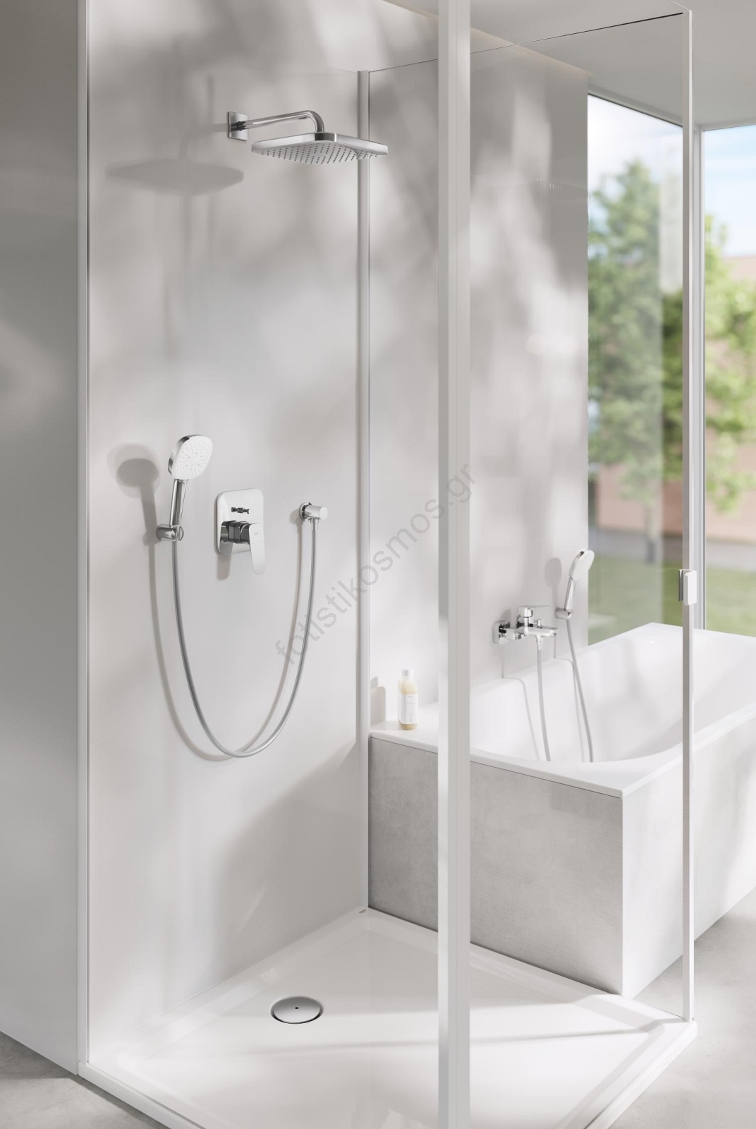 GROHE 27057000 - Επίτοιχο γωνιακό εξάρτημα RAINSHOWER DN 15 σε ...