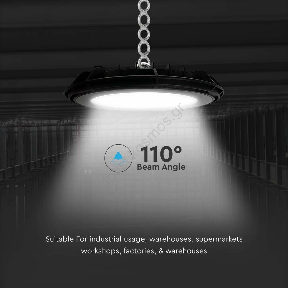 Heavy-duty LED φωτιστικό High Bay LED/100W/230V IP65 6500K | Fotisti kosmos