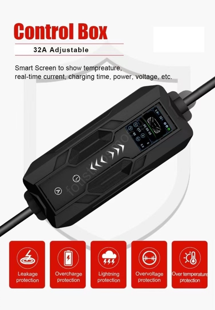 Immax - Σταθμός φόρτισης EV 32A/380V 22kW Wi-Fi Tuya για ηλεκτρικά ...