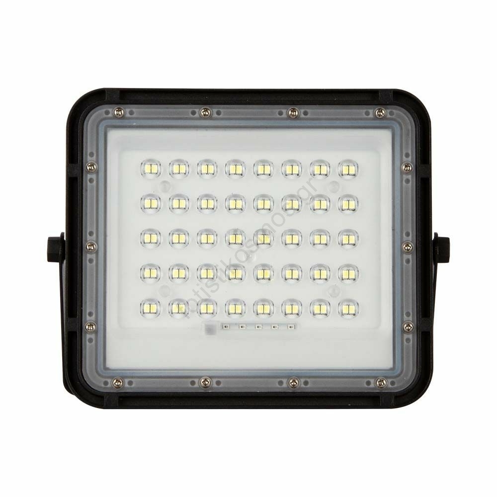 LED Ηλιακός προβολέας εξωτερικού χώρου LED/10W/3,2V IP65 6400K μαύρο ...
