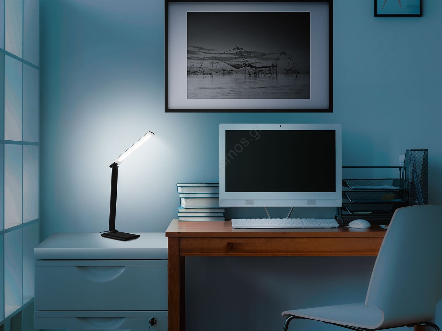 LED Dimmable επιτραπέζιο φωτιστικό αφής με USB LED/7,2W/230V 2700-6500K ...