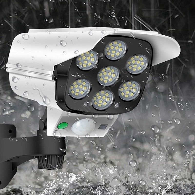 LED ηλιακό φωτιστικό τοίχου με αισθητήρα KAMERA LED/1W/3,7V IP44 + DO ...