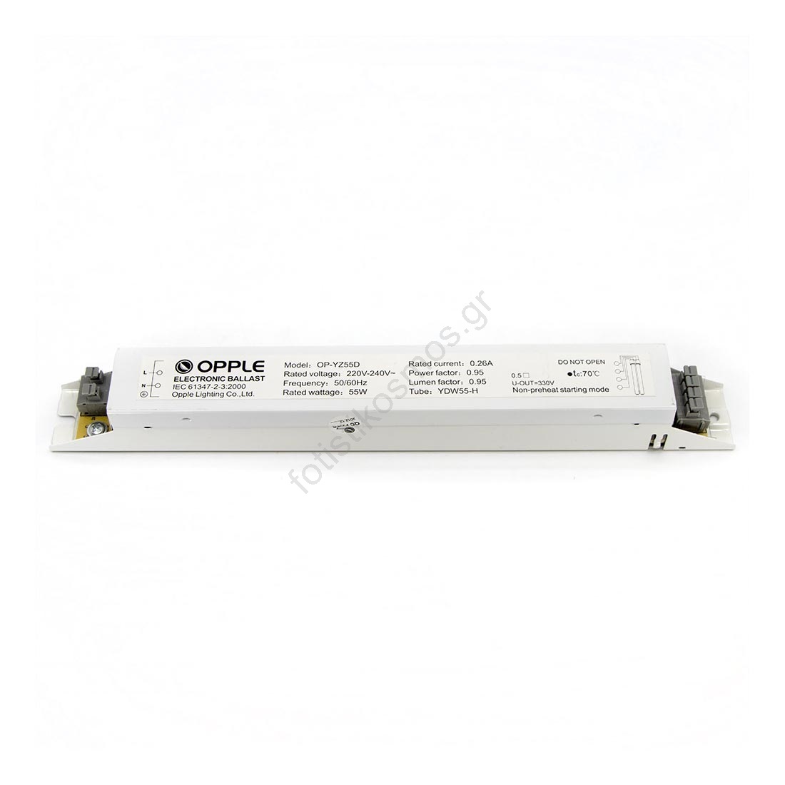 OPPLE 03309 - Ηλεκτρικό ballast για λάμπα φθορισμού PLH 55W YZ 55D ...