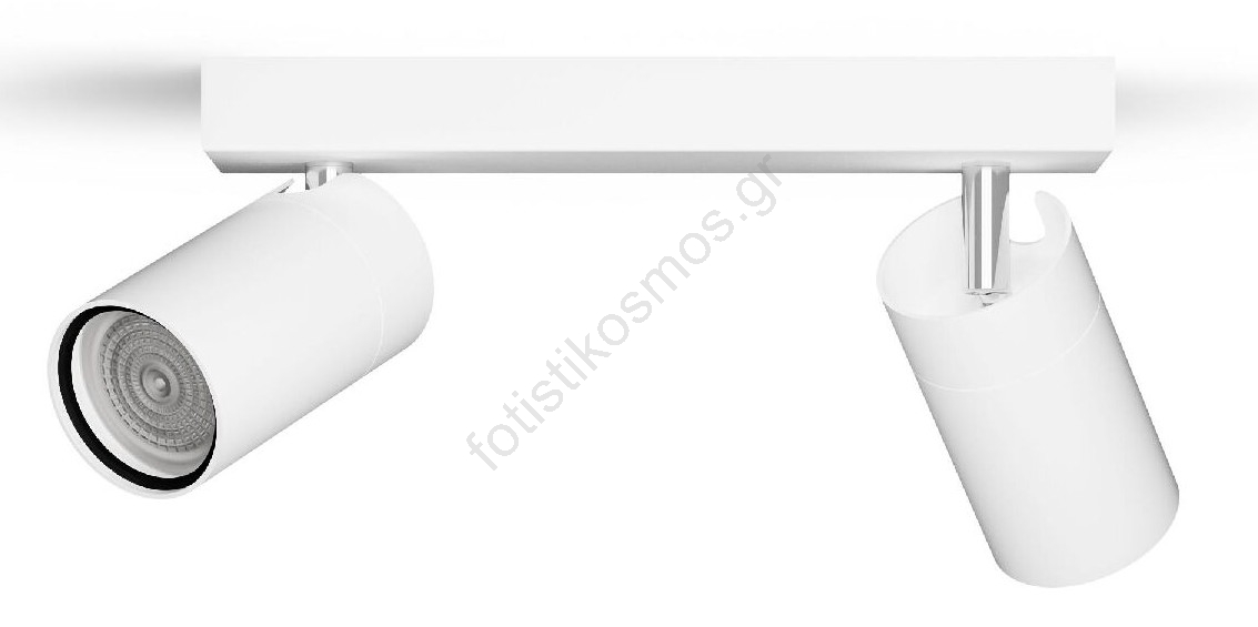 Philips - Φωτιστικό σποτ μπάνιου IDRIS 2xGU10/5W/230V IP44 λευκό ...