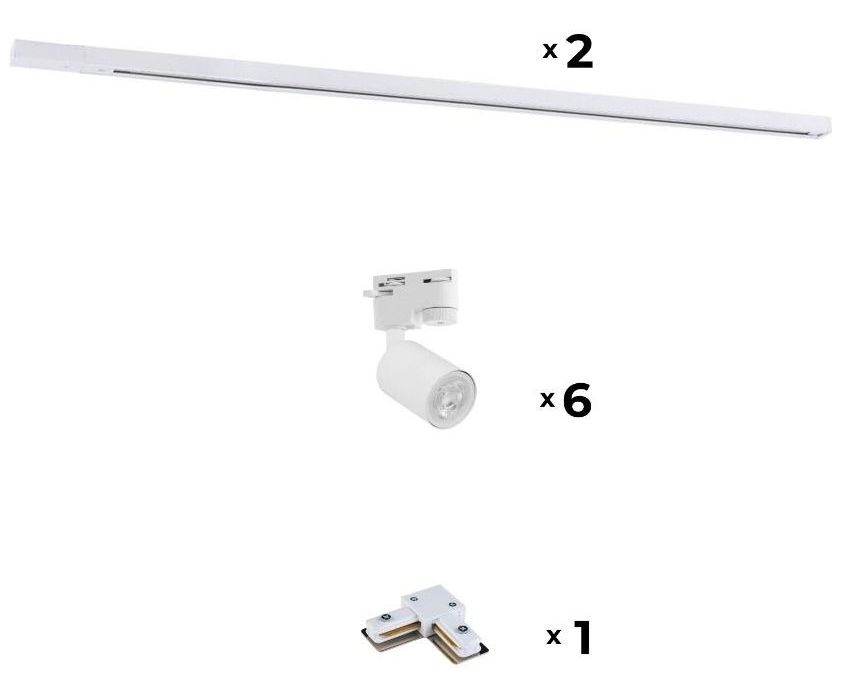 Zuma Line 3042 - Σποτ για σύστημα ράγας REFLEKTOR 6xGU10/10W/230V ...