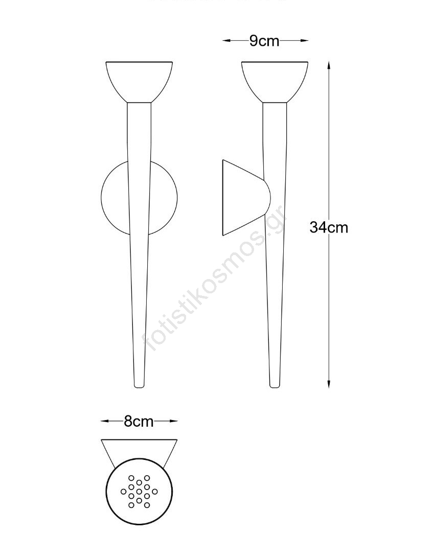 Zuma Line W0603-01A-F7B1 - LED Επιτοίχιο φωτιστικό BOSTON LED/5W/230V ...